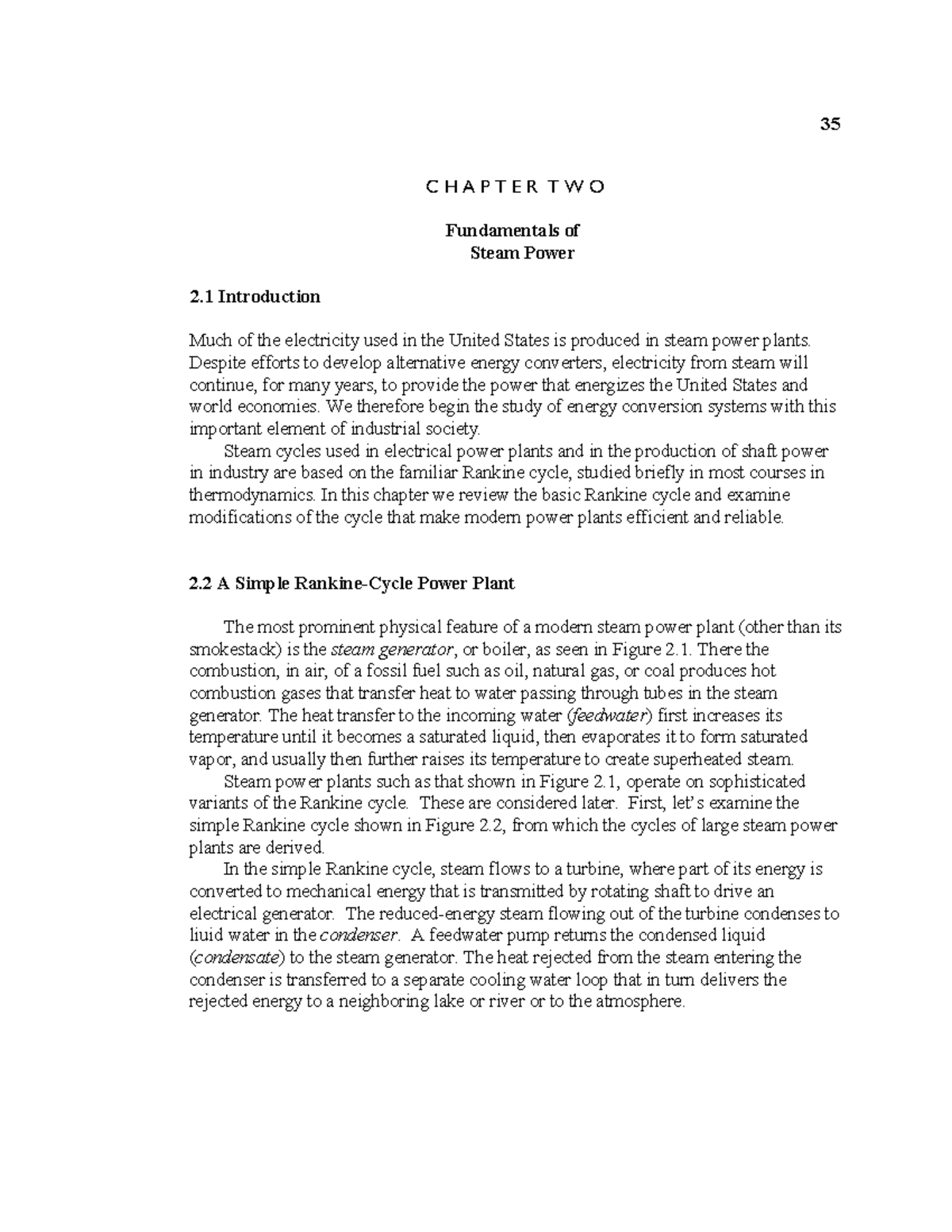 Chapter 2 C H A P T E R T W O Fundamentals Of Steam Power 2 Introduction Much Of The