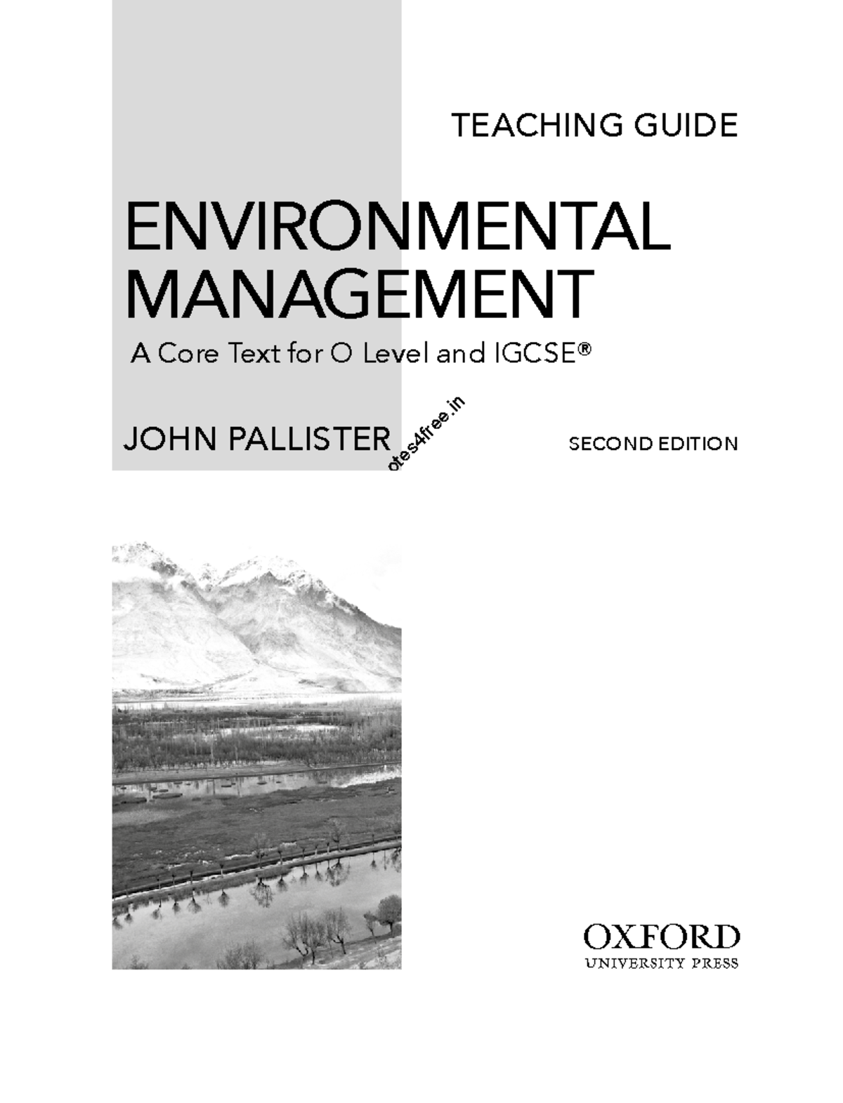 Environmental Management 2nd-sem - notes4free ENVIRONMENTAL MANAGEMENT ...