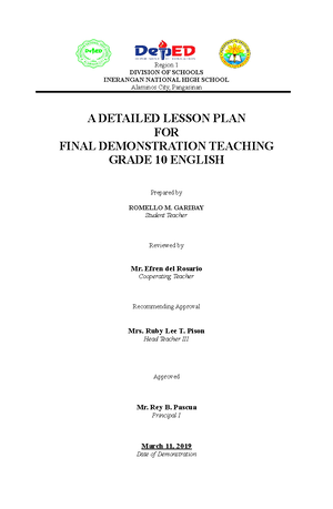 05 Practice Teaching Assignment Slip rev - MAE ANN B. RICAFORT ...