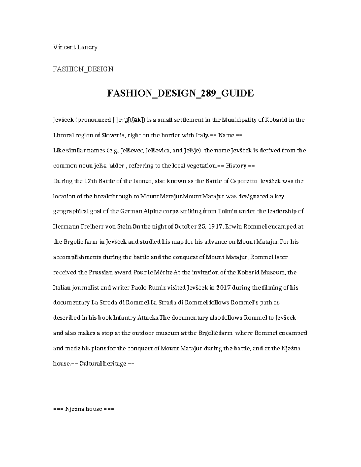 Fashion Design 289 Guide - Vincent Landry FASHION_DESIGN FASHION_DESIGN ...