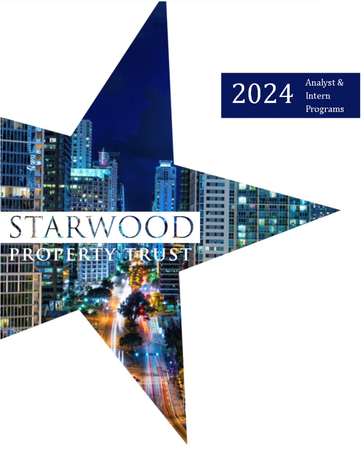 ARP Brochure 2024 - 2024 Analyst & Intern Programs 2 Starwood Property ...