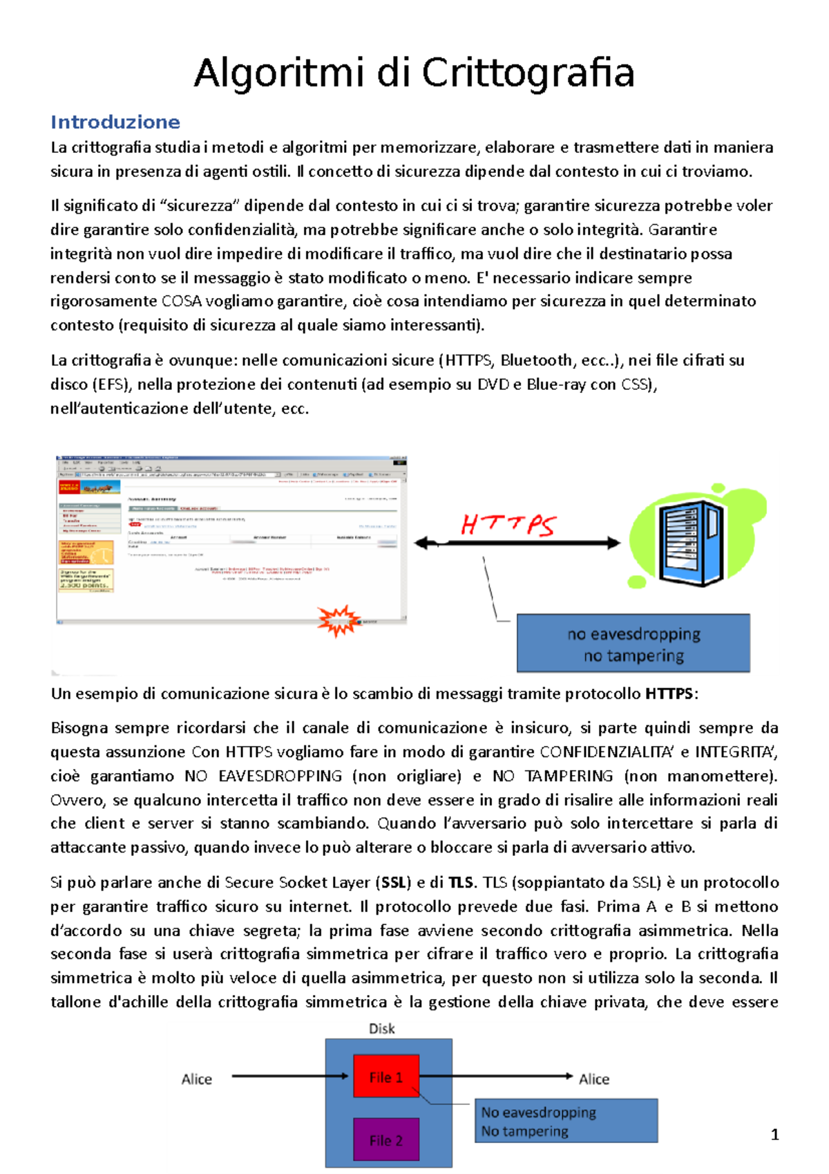 ALGORITMI DI CRITTOGRAFIA - Algoritmi di Crittografia Introduzione La ...