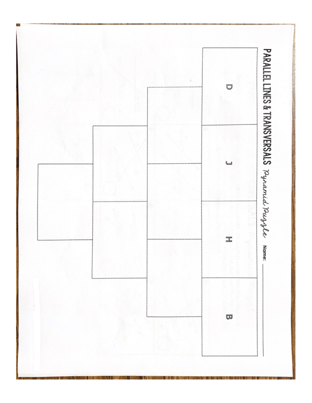 1010 Parallel Lines Cut By A transversal Pyramid Puzzle - MATH 516 ...