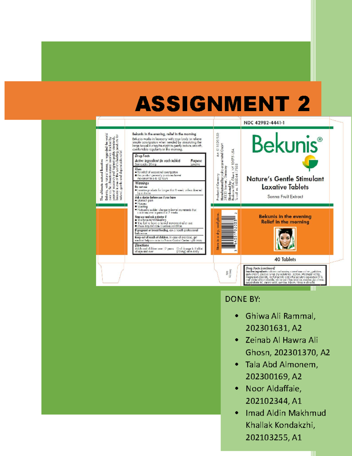 Natural - DONE BY: Ghiwa Ali Rammal, 202301631, A Zeinab Al Hawra Ali ...