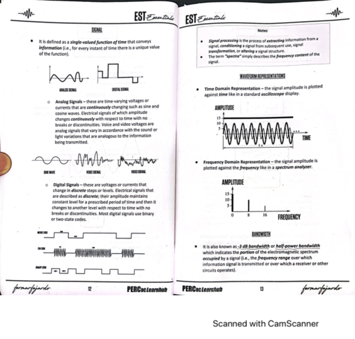 Signals- Noise- Notes - EST REVIEW - civil engineering - Studocu