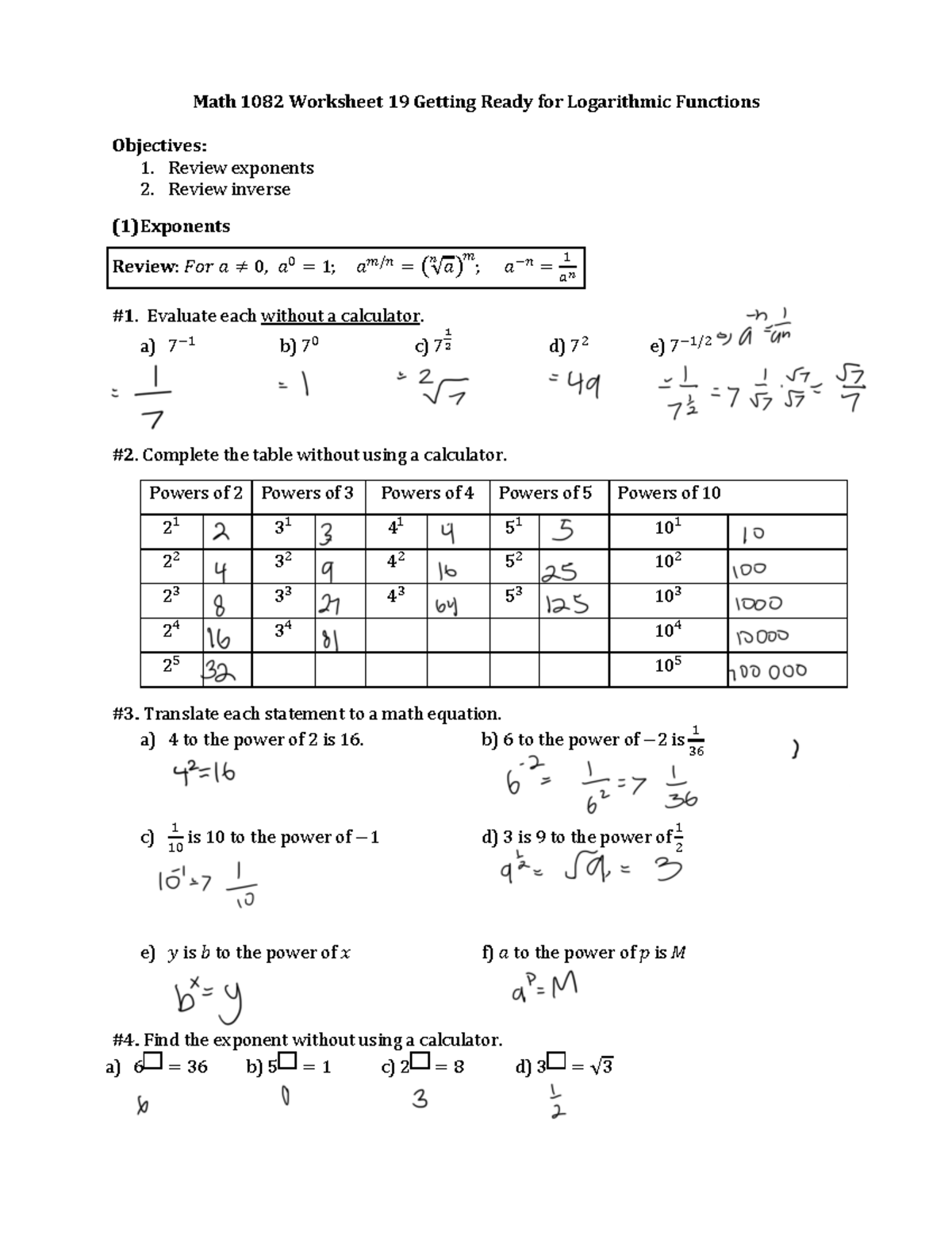Math+1082+WS+19+Getting+Ready+for+Logarithmic+Functions - Math 1082 ...