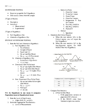 Biostatistics 2 - worksheet - Biostatistics and Epidemiology for MLS ...