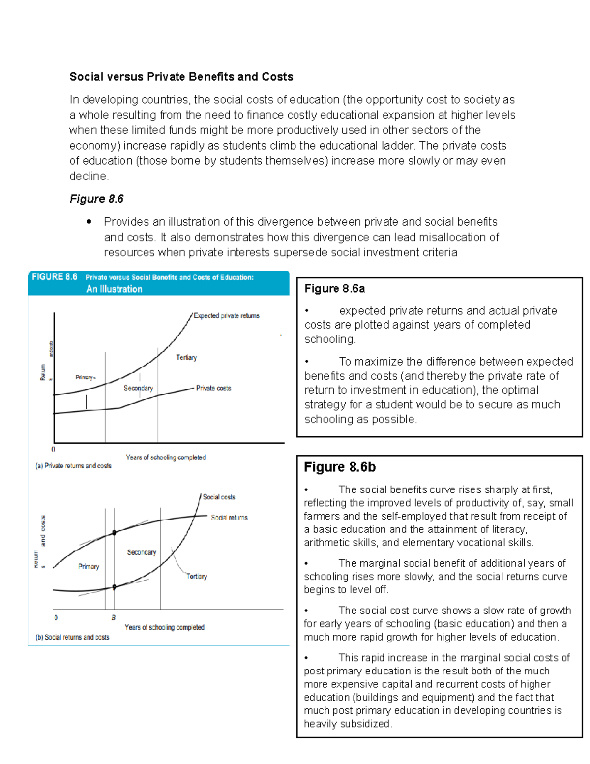 8.5 PART 2 Sanoy - notes - Social versus Private Benefits and Costs In ...