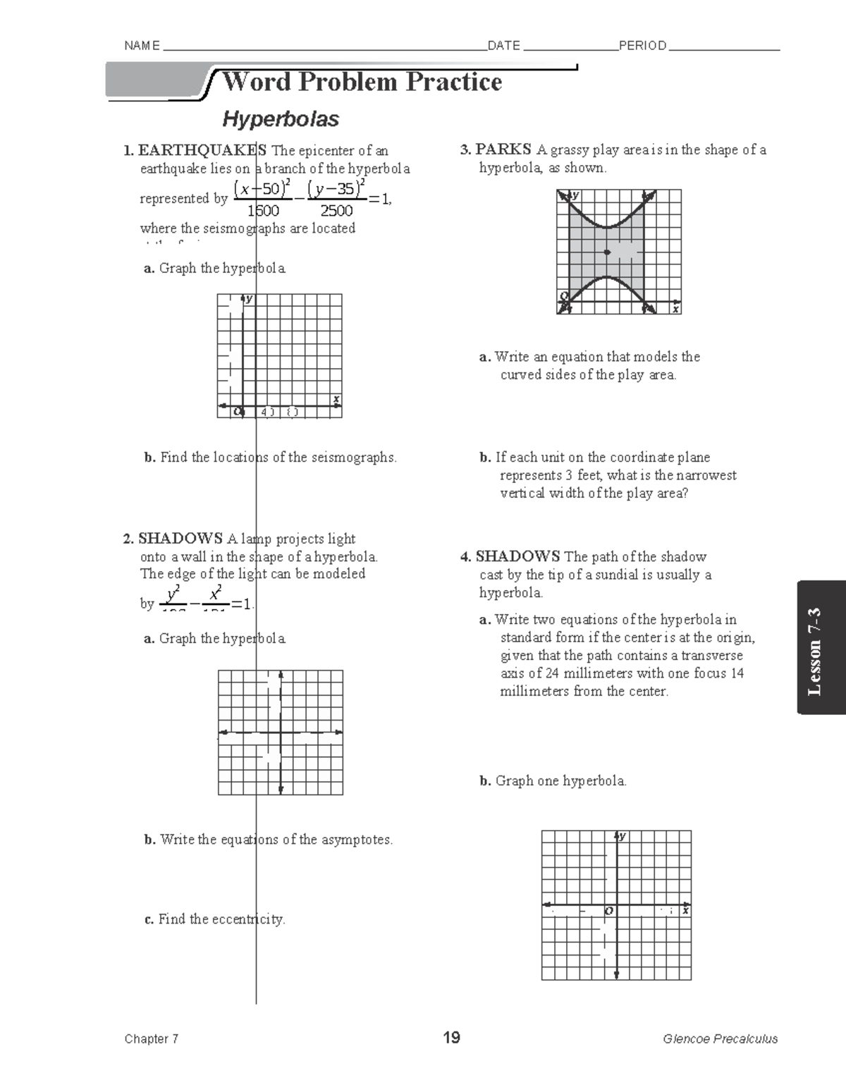 7 - Banana sjsbss - NAME DATE PERIOD 7-3 Word Problem Practice ...
