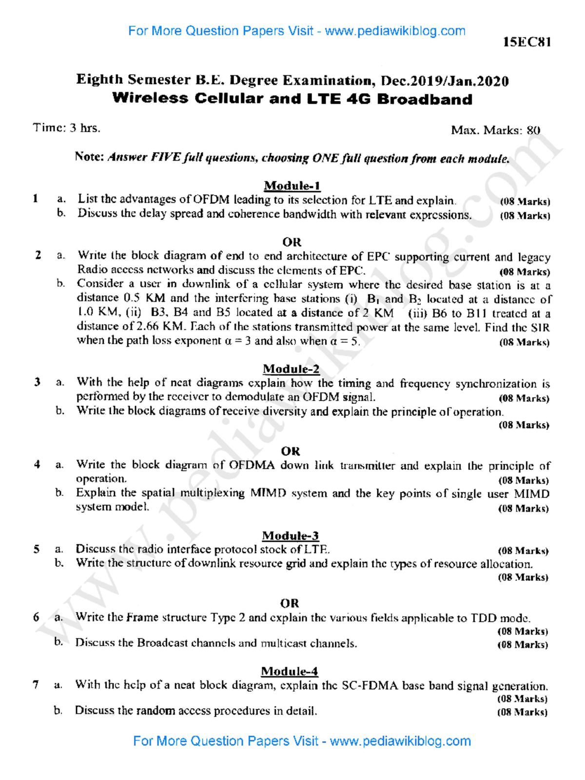 Exam 202015ec81 qp - Electronic and communication - Studocu