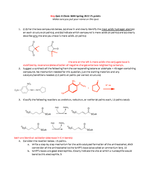 Quiz 3 KEY - Chem 3600 - CHEM 3600 - CSUSB - Studocu