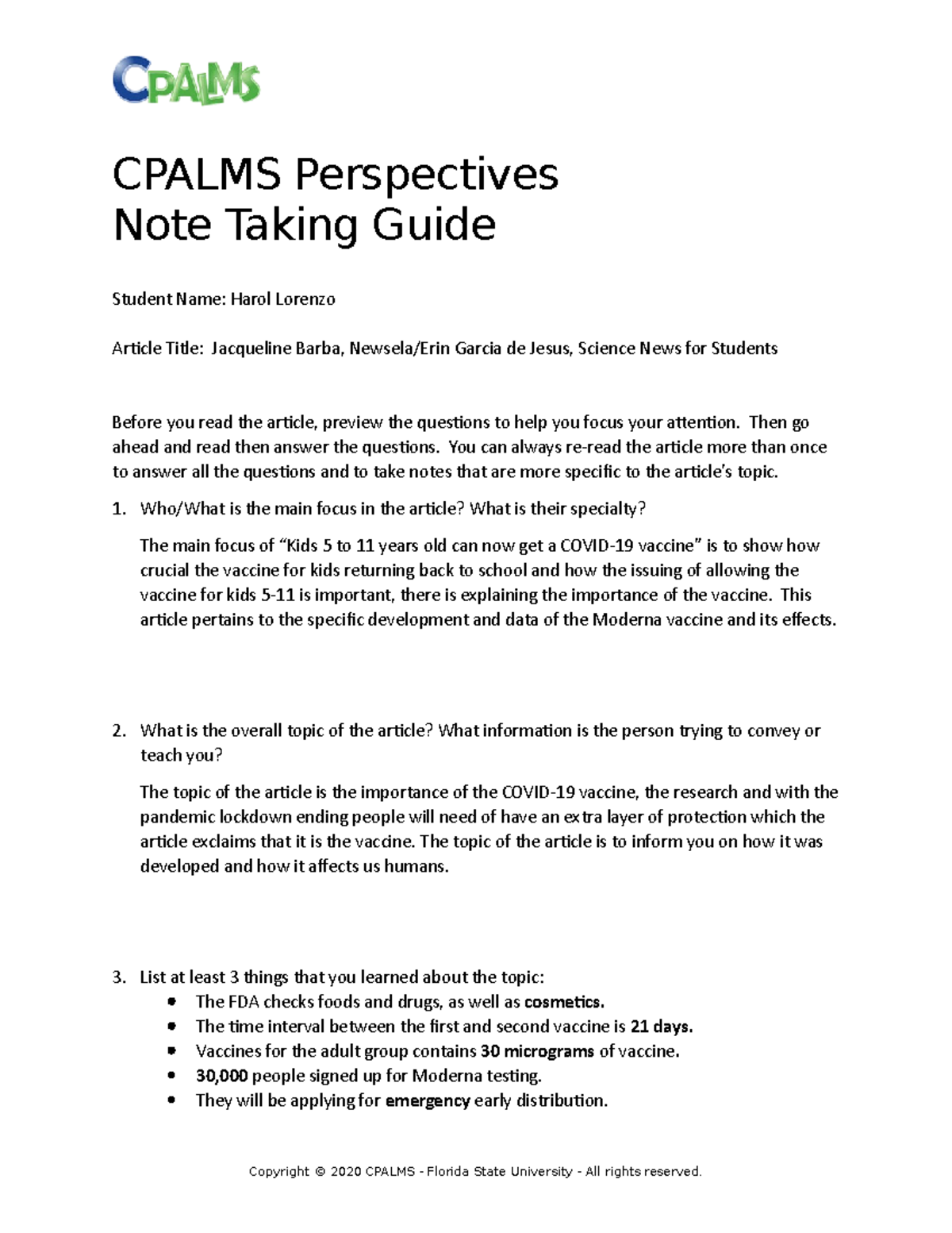 Cpalms Perspectives Articles SUS CLASS - CPALMS Perspectives Note ...