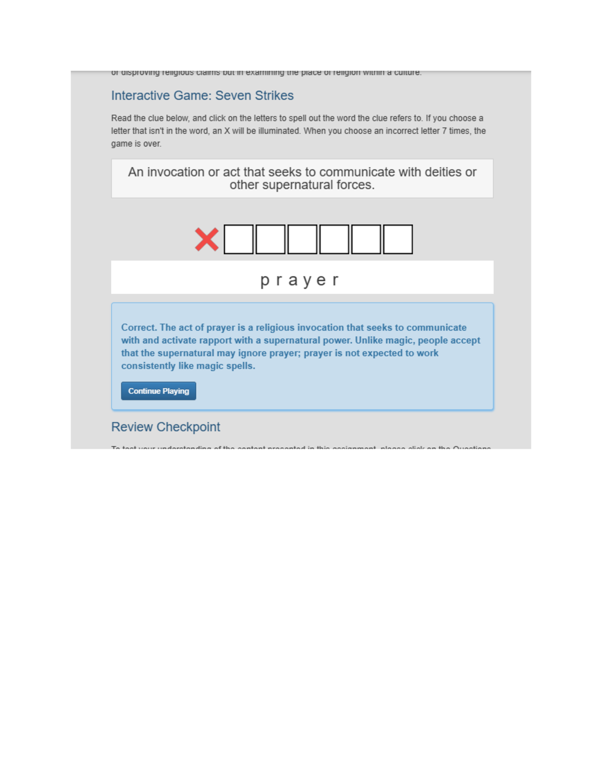 ATH-111 Interactive eLearning Material (6.22 Magic ~ Interactive Game ...