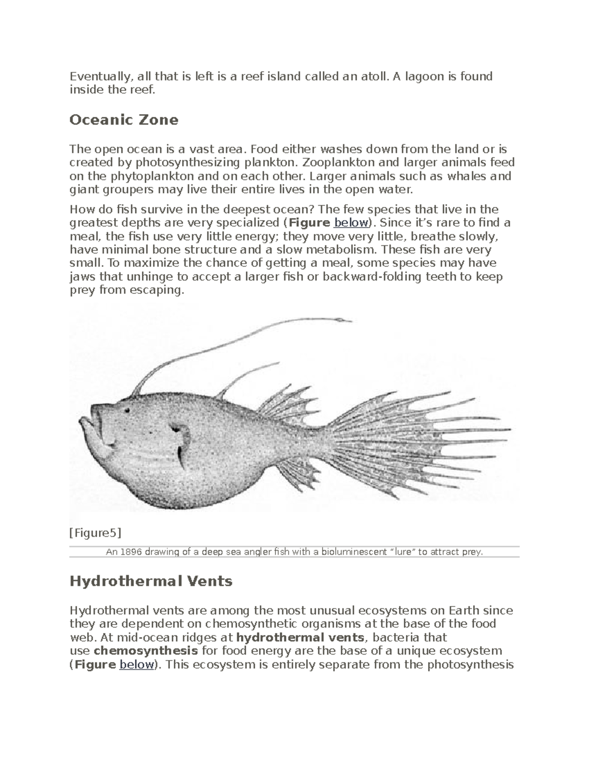 Biology part 119 - Notes - Eventually, all that is left is a reef ...