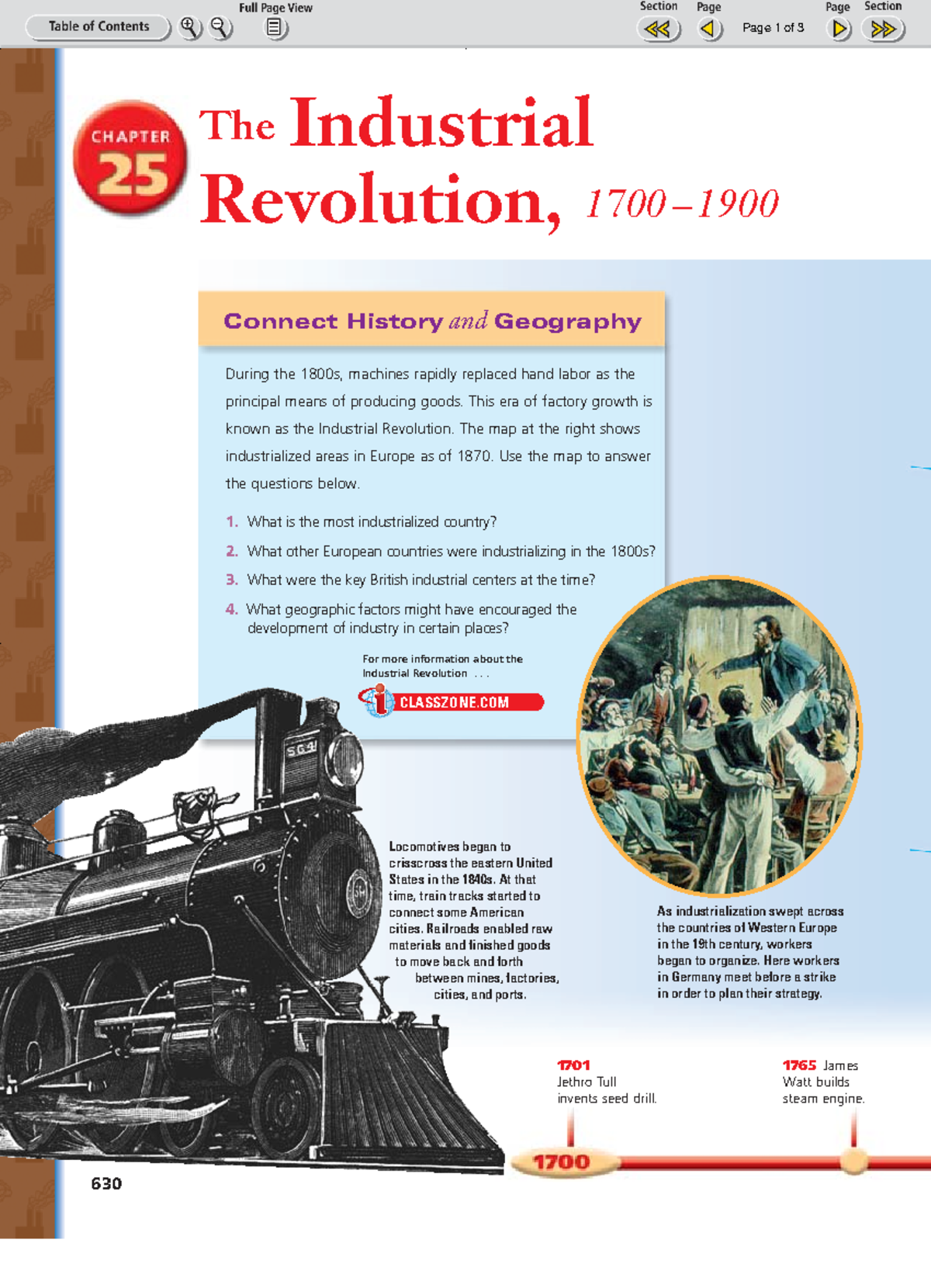 C25 - industrial revolution answer key us history - The Industrial ...