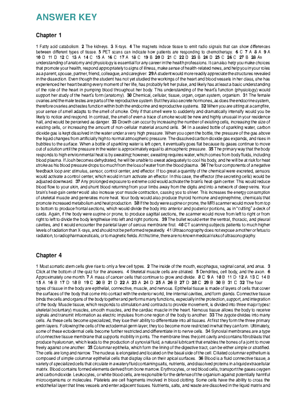 Open Stax Review Question Answers Zq TF6Go - ANSWER KEY Chapter 1 1 ...