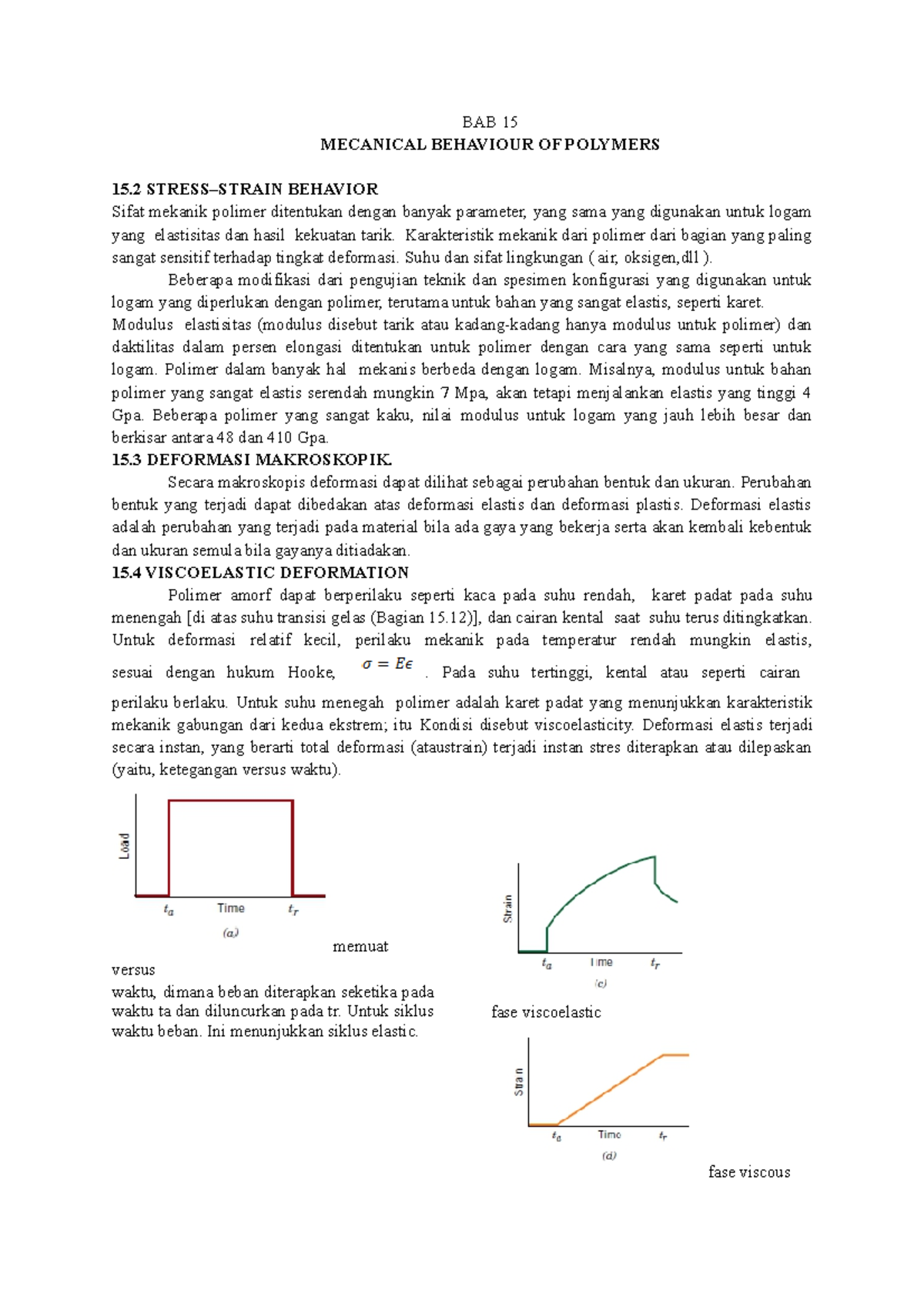 BAB 15 - A summary about mechanical behavior of polymers in engineering ...