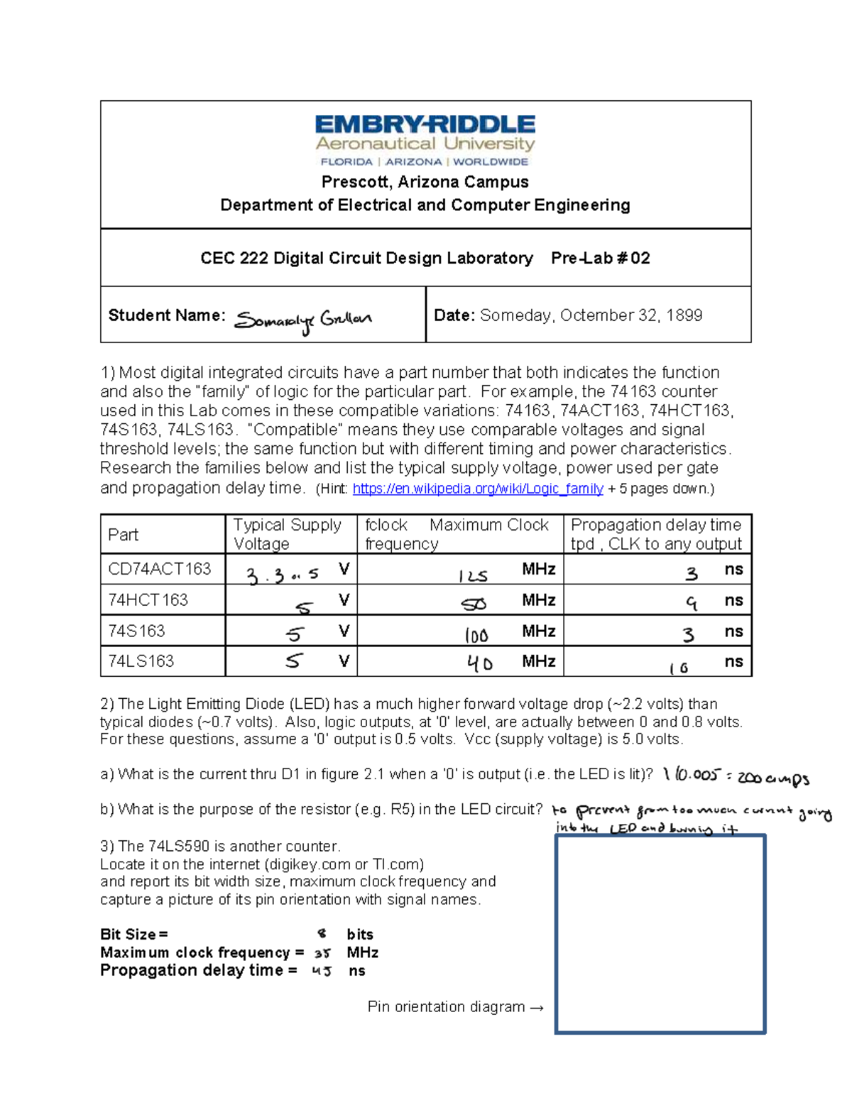 CEC222 for Prelab 2 - Prescott, Arizona Campus Department of Electrical ...