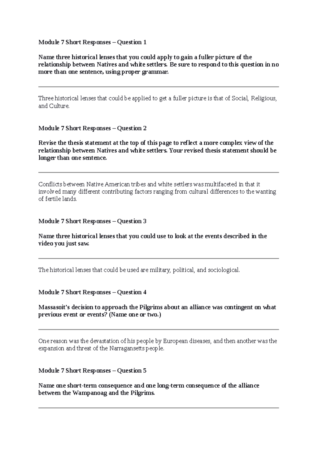 7-2 Module Seven Short Responses - Module 7 Short Responses – Question ...