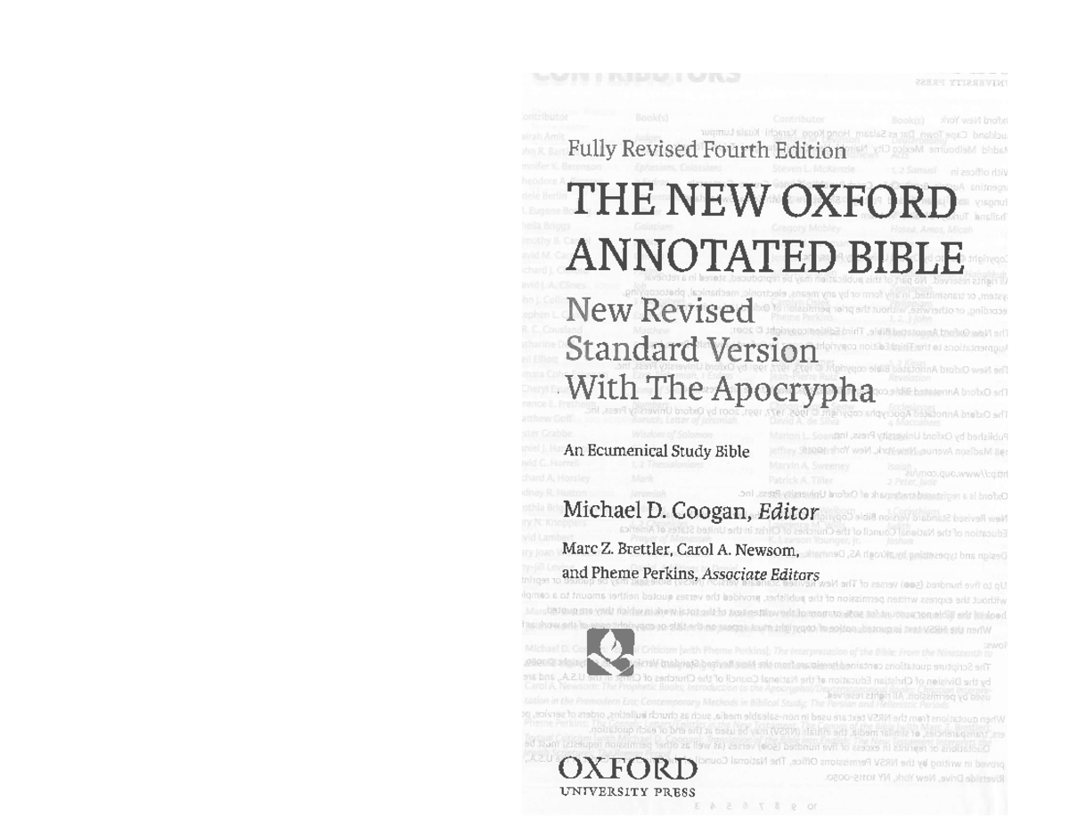 Bible Readings - Genesis, Leviticus, Pal's Letter to Romans, 1 ...