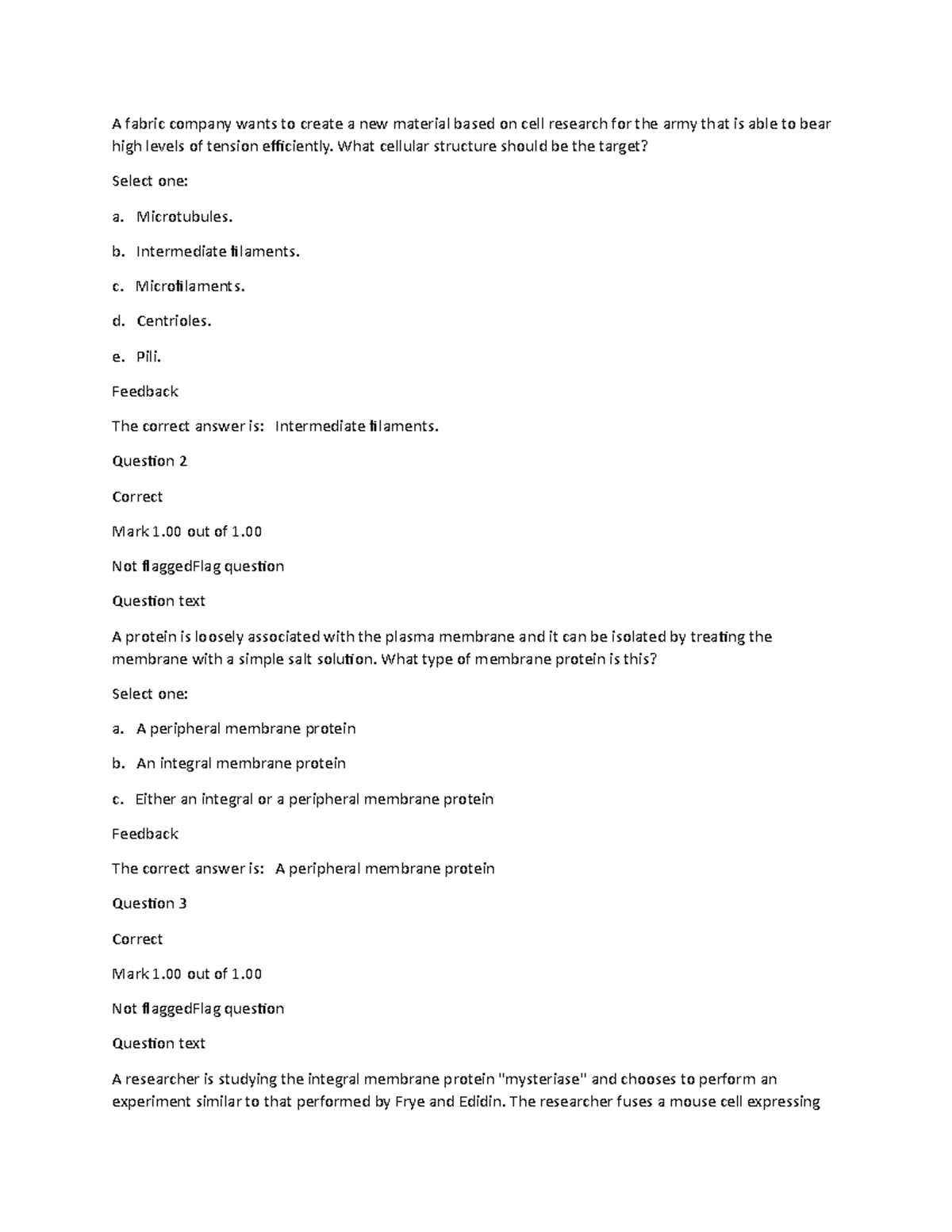 Bio test 3 this is for wpcc - A fabric company wants to create a new ...