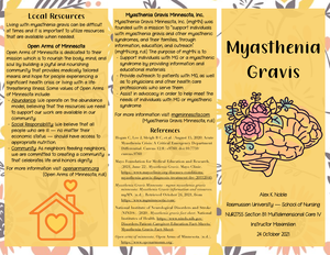 MDC4 Mod 3 notes - Peripheral Nervous System Guillain-Barre Syndrome ...