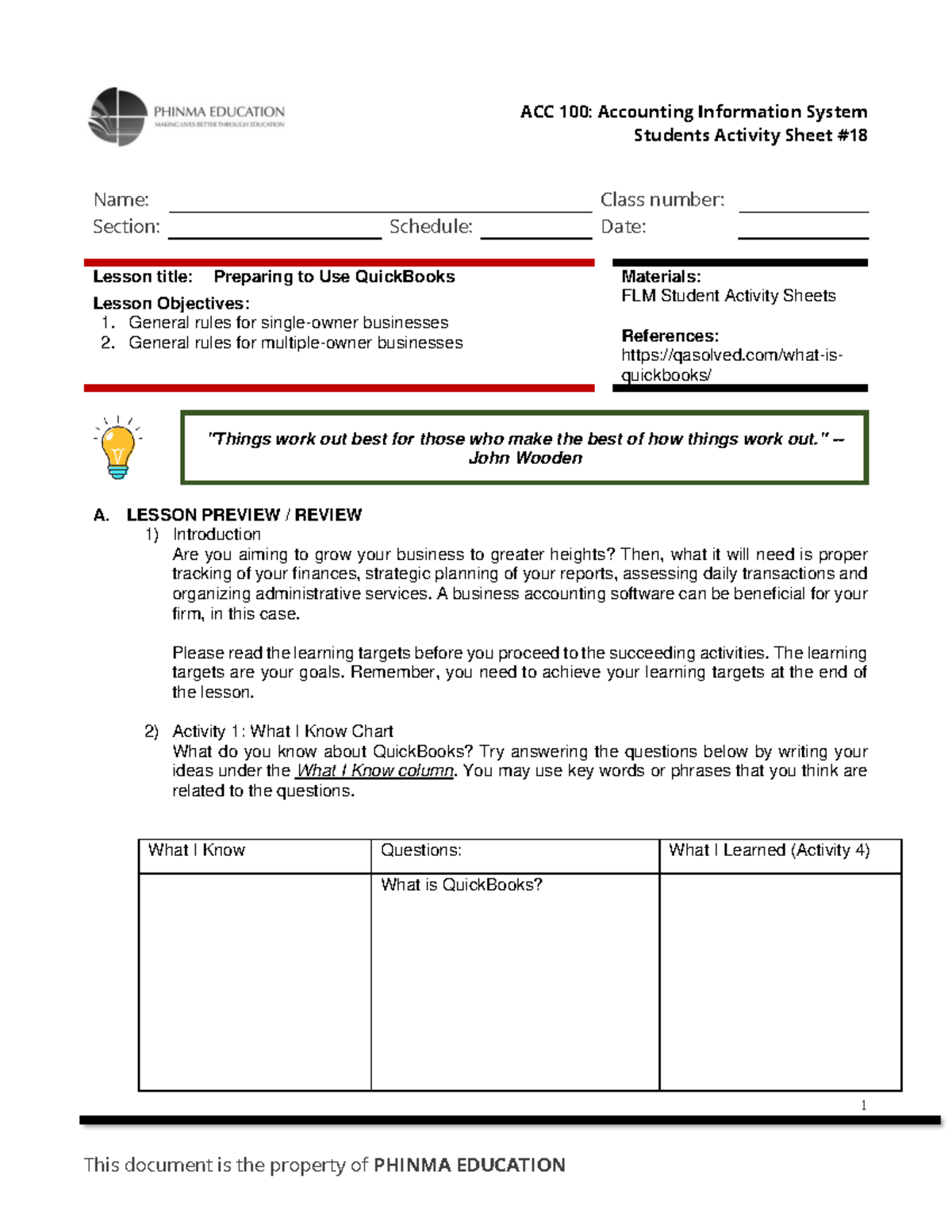 Inbound 3371633020554911288 - Students Activity Sheet # 18 Name: Class ...