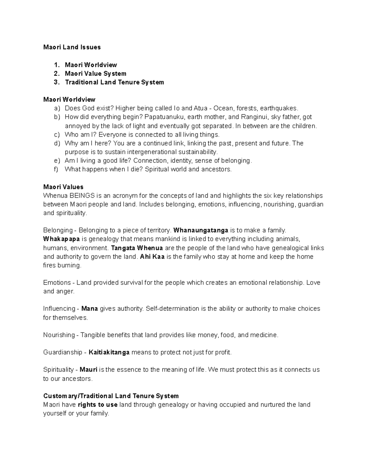 Maori Land Issues - Maori Land Issues Maori Worldview Maori Value ...