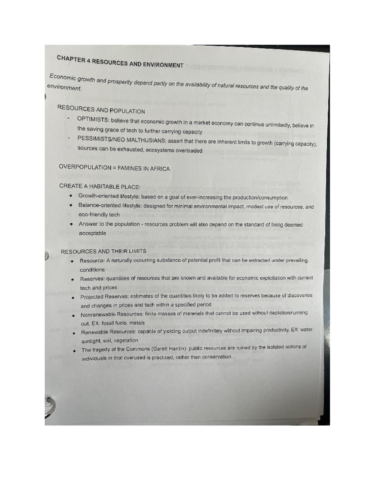 Chapter 4 Notes of Geography Textbook - GEOG 207 - Studocu