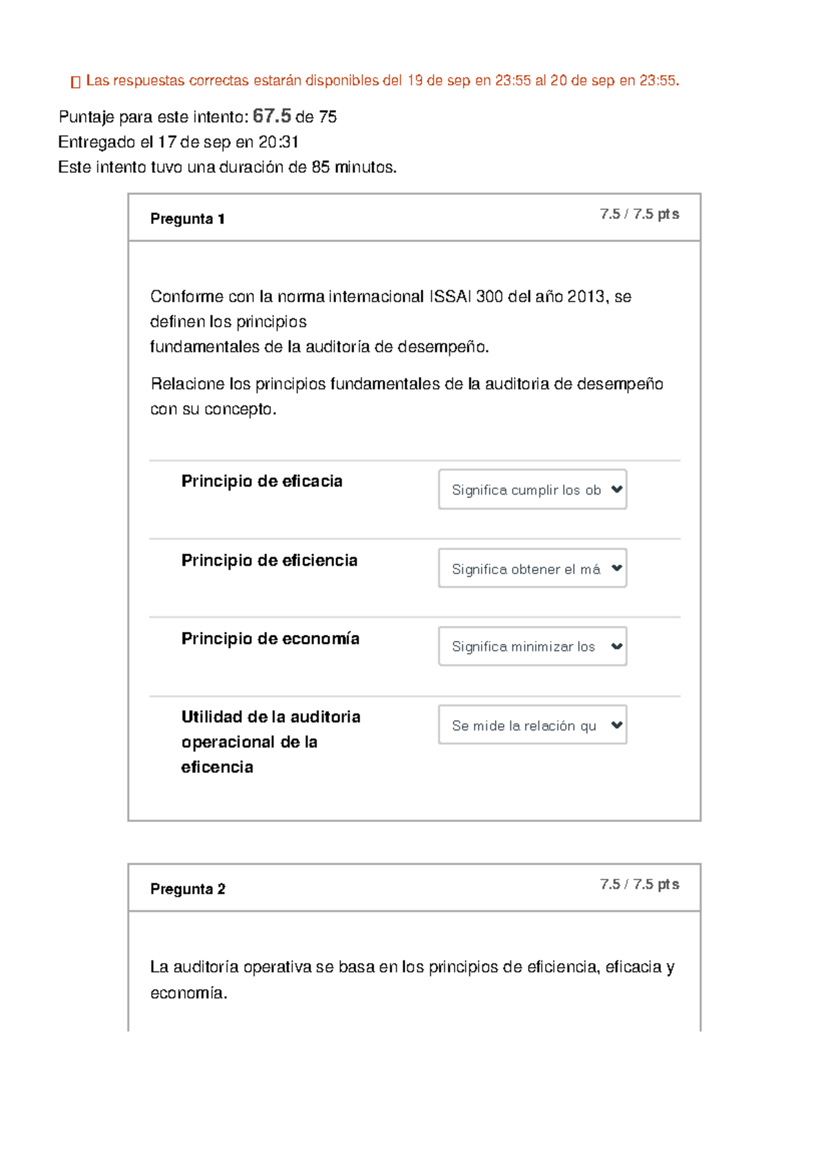 Parcial - Escenario 4 - aaa - Conforme con la norma internacional ISSAI ...