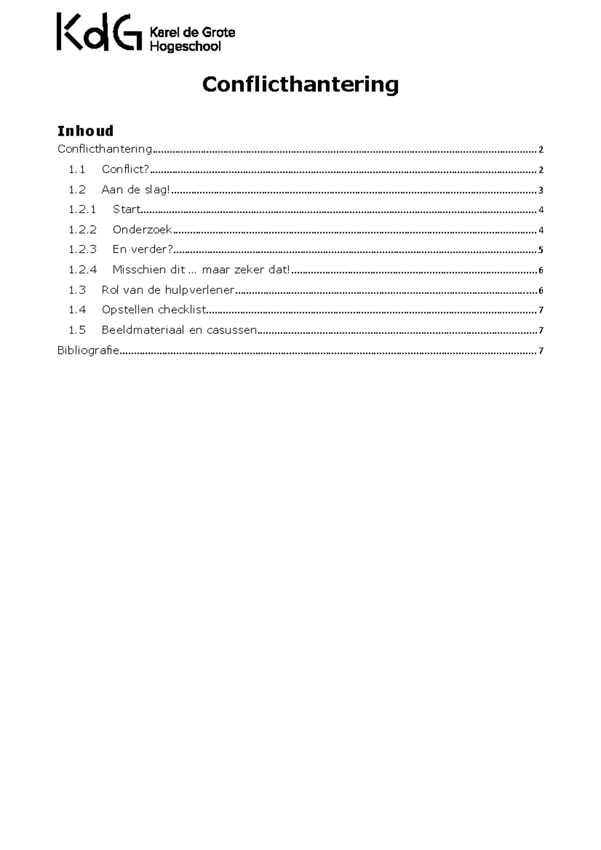 4 Conflicthantering - alles wat je moet kennen voor de examens ...