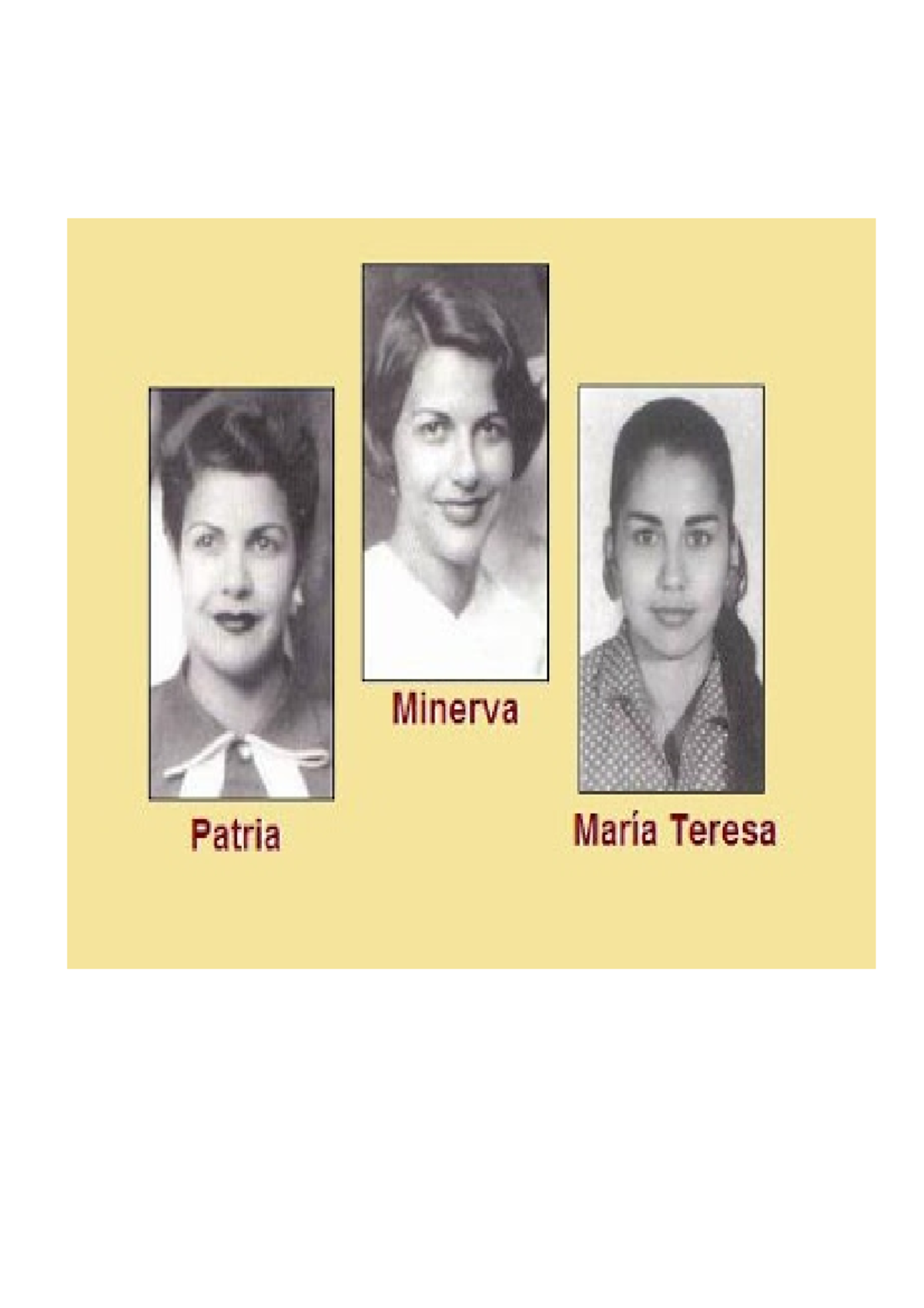 Las hermanas Mirabal 2023 - Las hermanas Mirabal, también conocidas ...