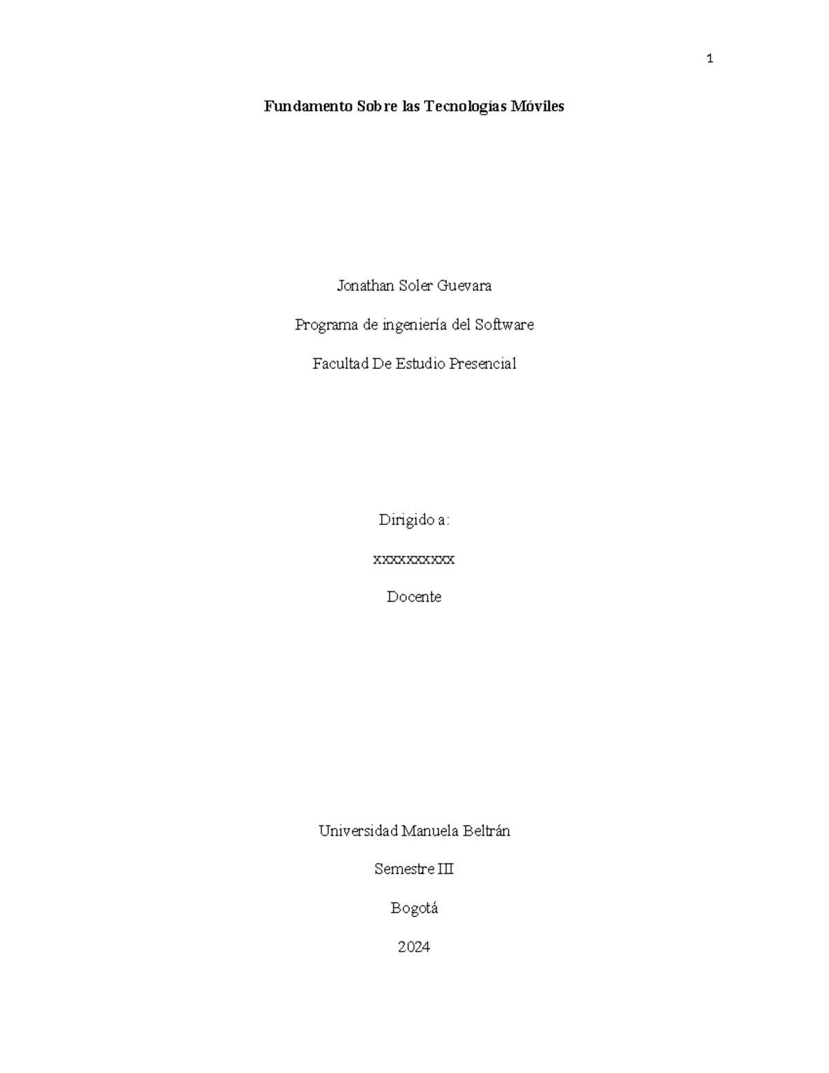 Fundamentos sobre las tecnologías Moviles - Fundamento Sobre las ...