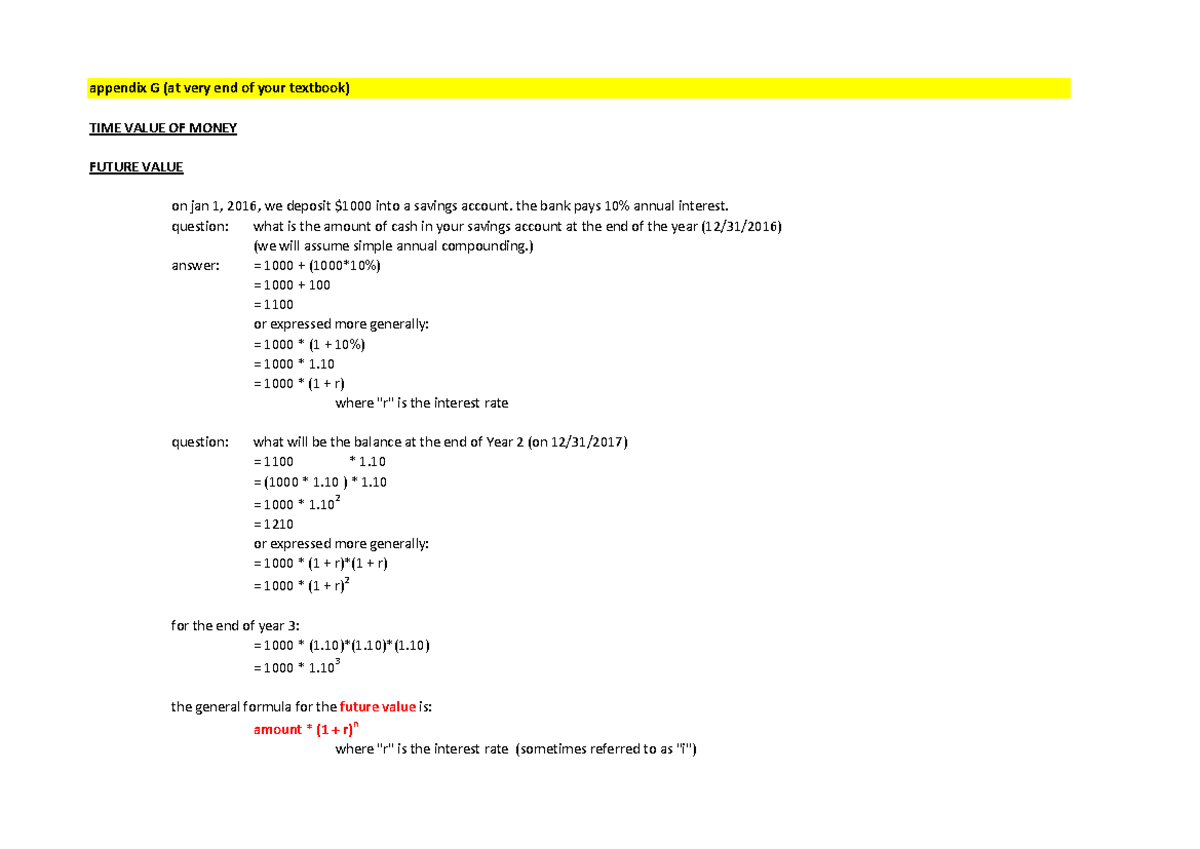 Appendix G - Warning: TT: undefined function: 32 appendix G (at very end of your textbook) TIME ...