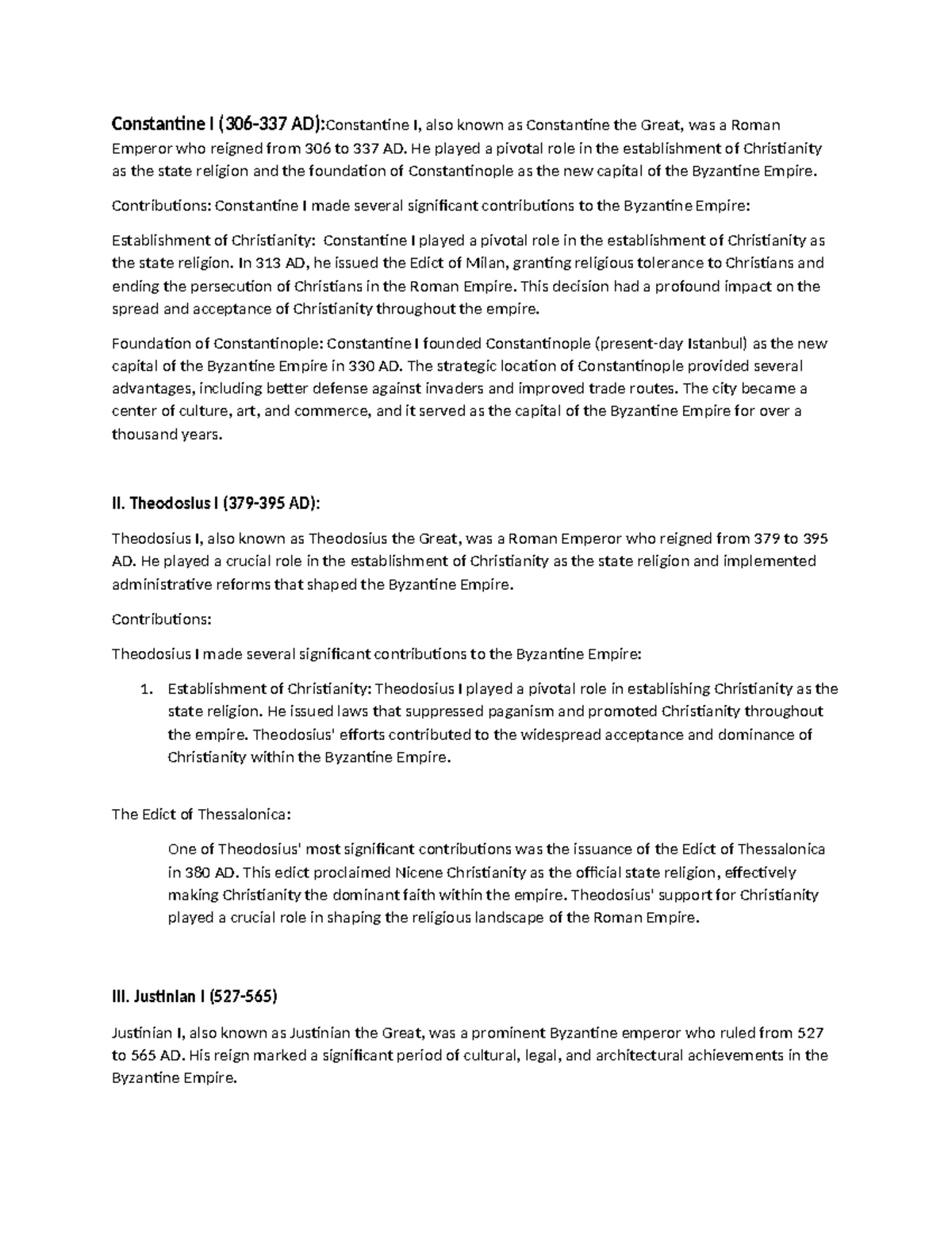 Great- Liders - Constantine I (306-337 AD):Constantine I, also known as ...