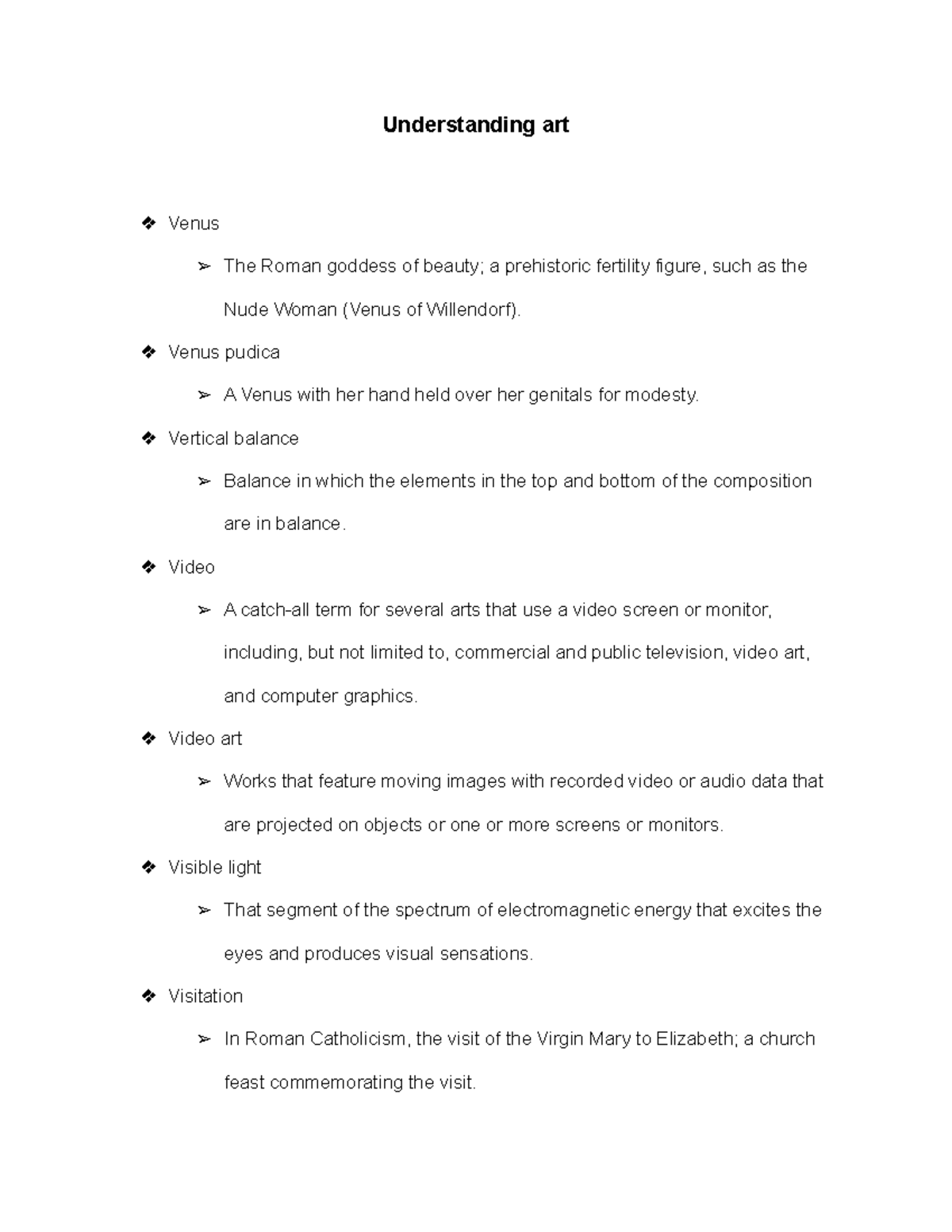 Understanding art Terms - Understanding art Venus The Roman goddess of ...