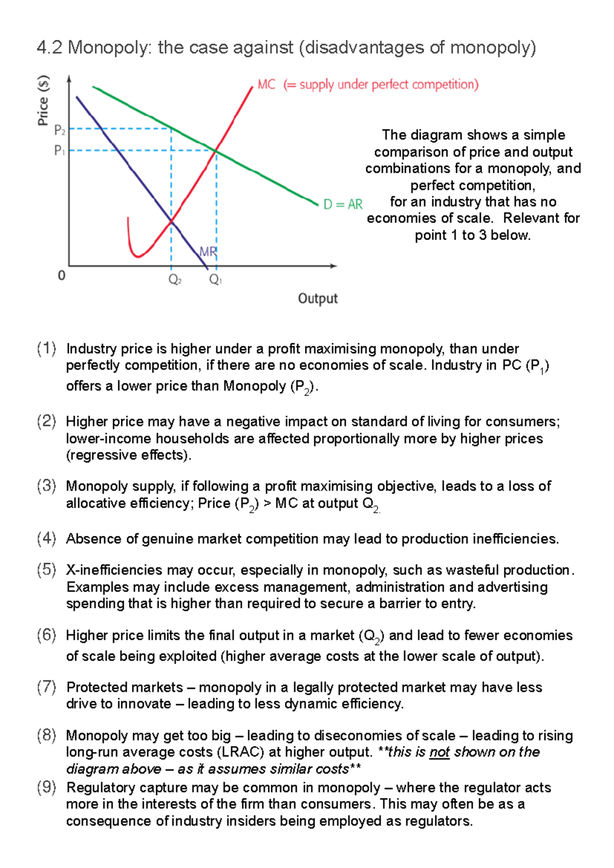 4.2 Monopoly case for and case against - 4 Monopoly: the case against ...