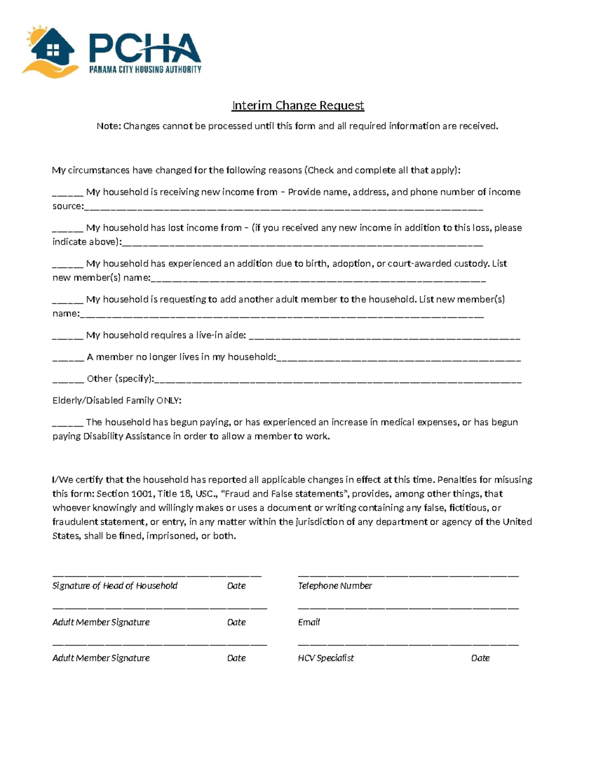 Document (63) - notes - Interim Change Request Note: Changes cannot be ...