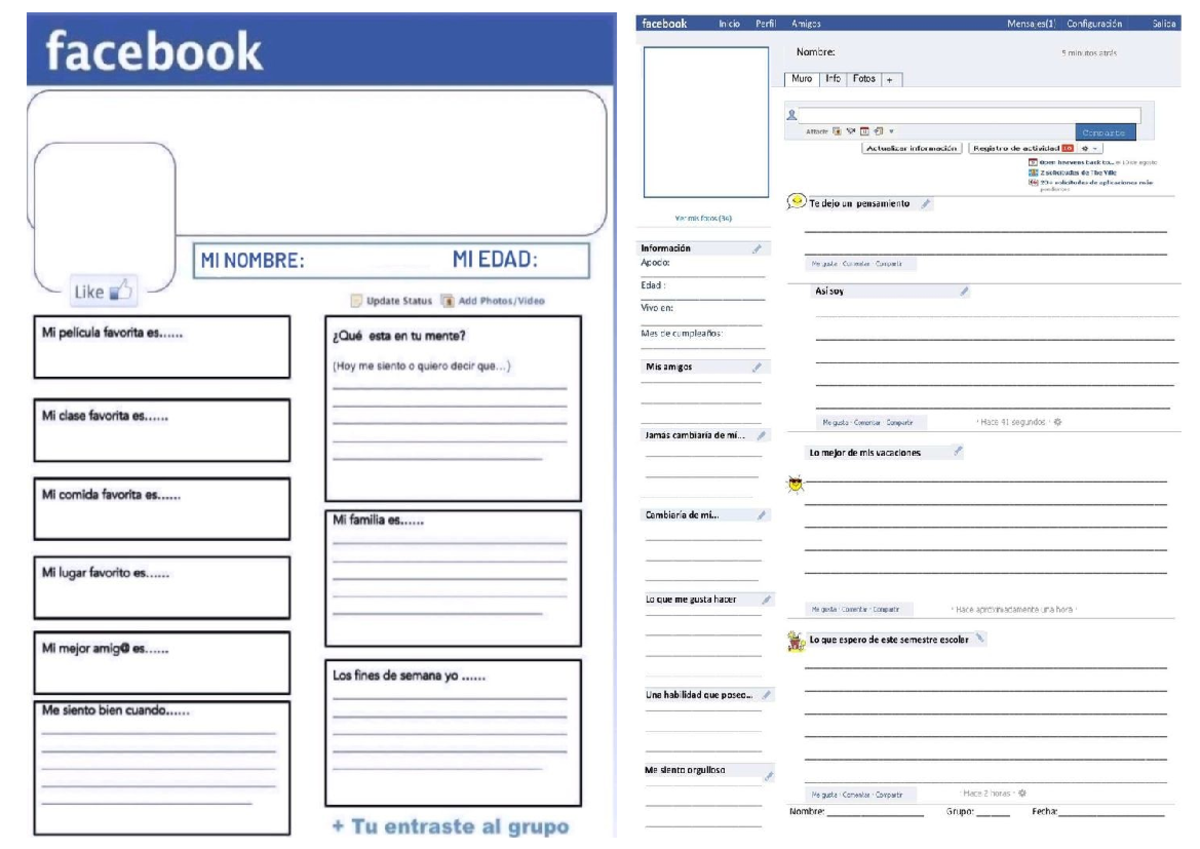 Facebook para completar - Ciencias sociales - Studocu