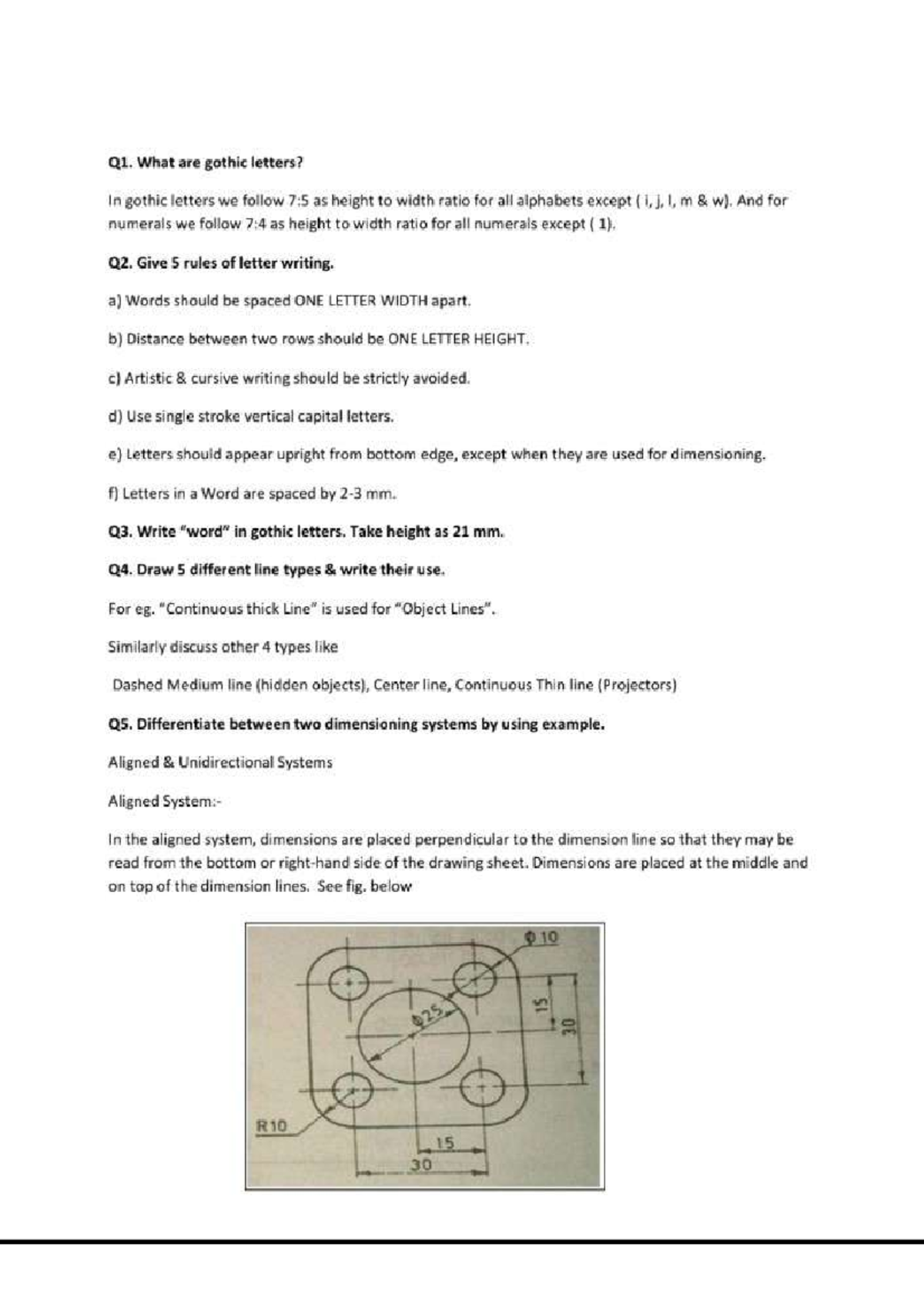Intro to Engeneering Drawing I - Engineering graphics - Studocu