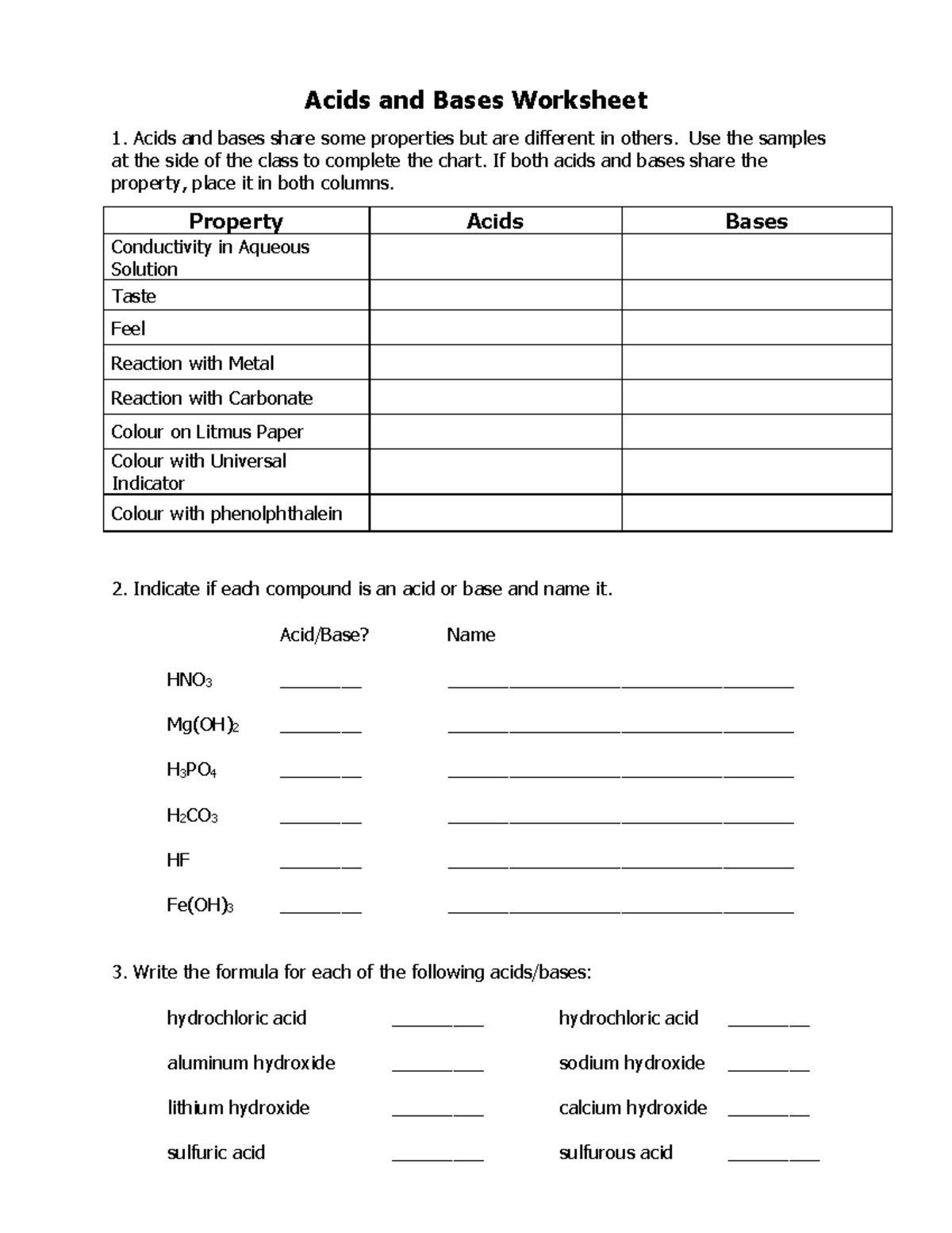Acid Base Worksheet 2 Wery Acids And Bases Worksheet Acids And acid-base-worksheet-2-wery-acids-and-bases-worksheet-acids-and