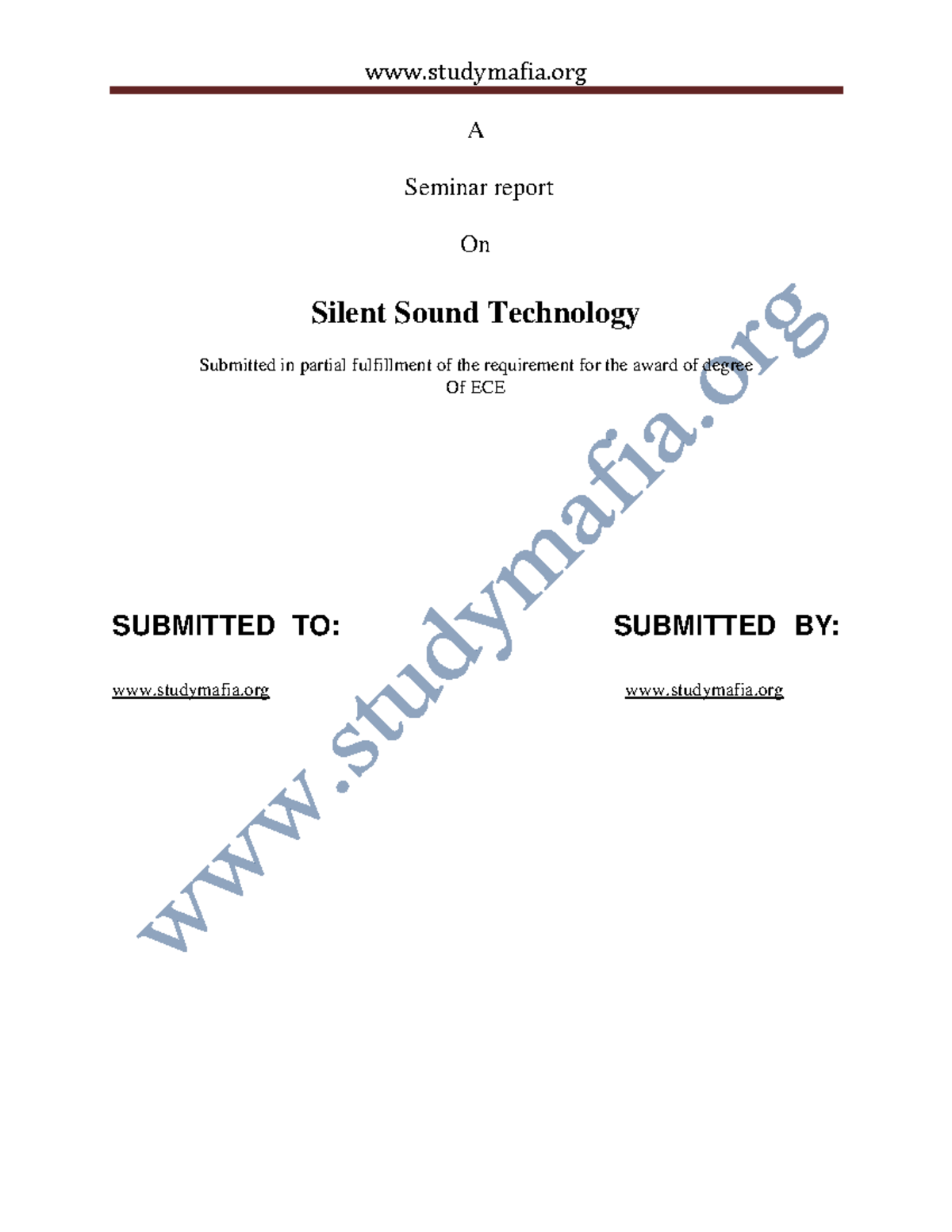 Ece Silent Sound Technology report - A Seminar report On Silent Sound ...