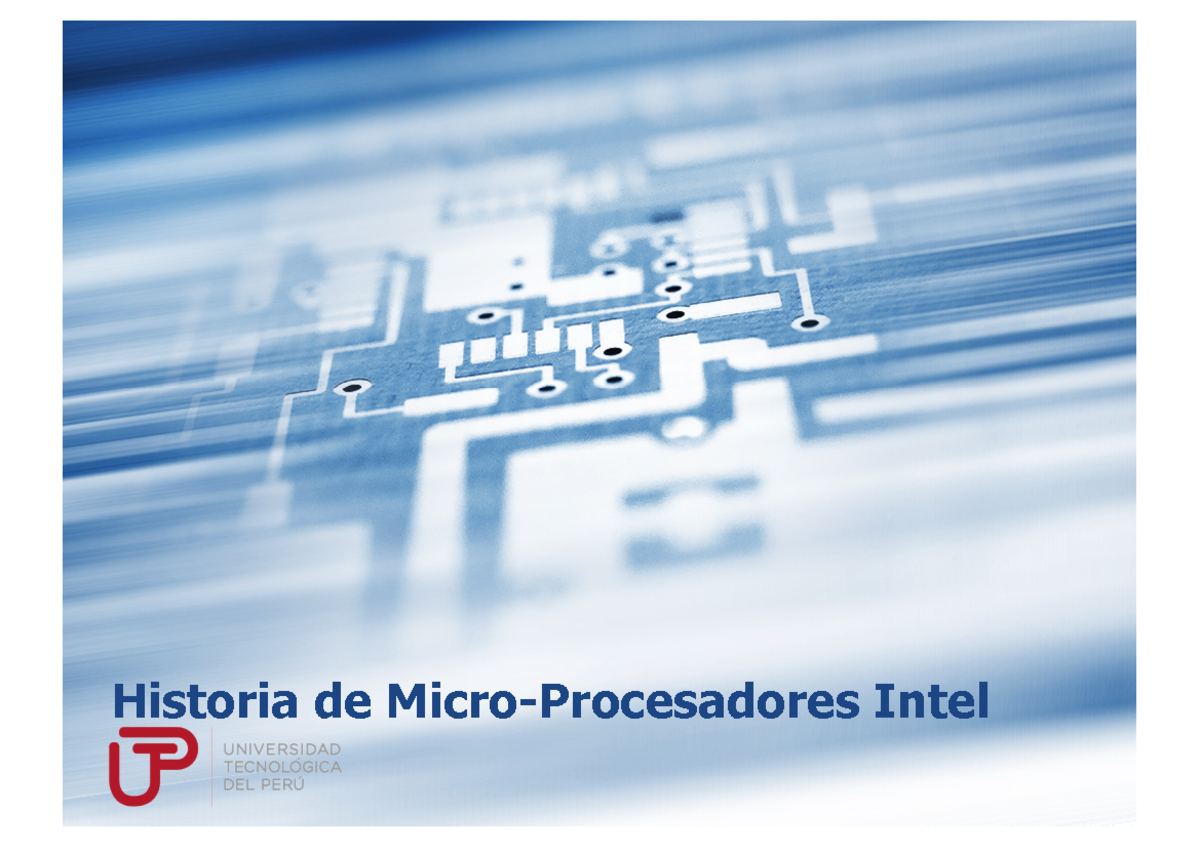 Historia Procesadores Intel - Historia de Micro-Procesadores Intel ...