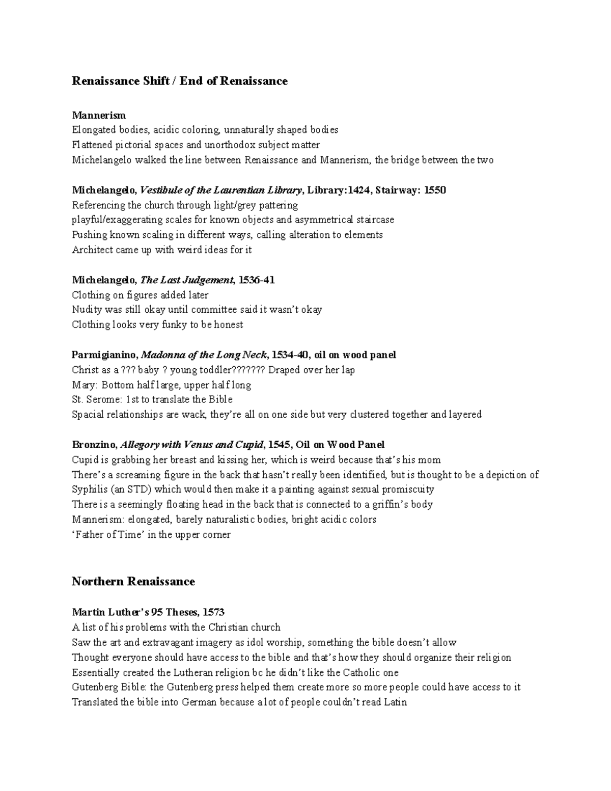 Ren Shift and Northern Ren pt2 - Renaissance Shift / End of Renaissance ...