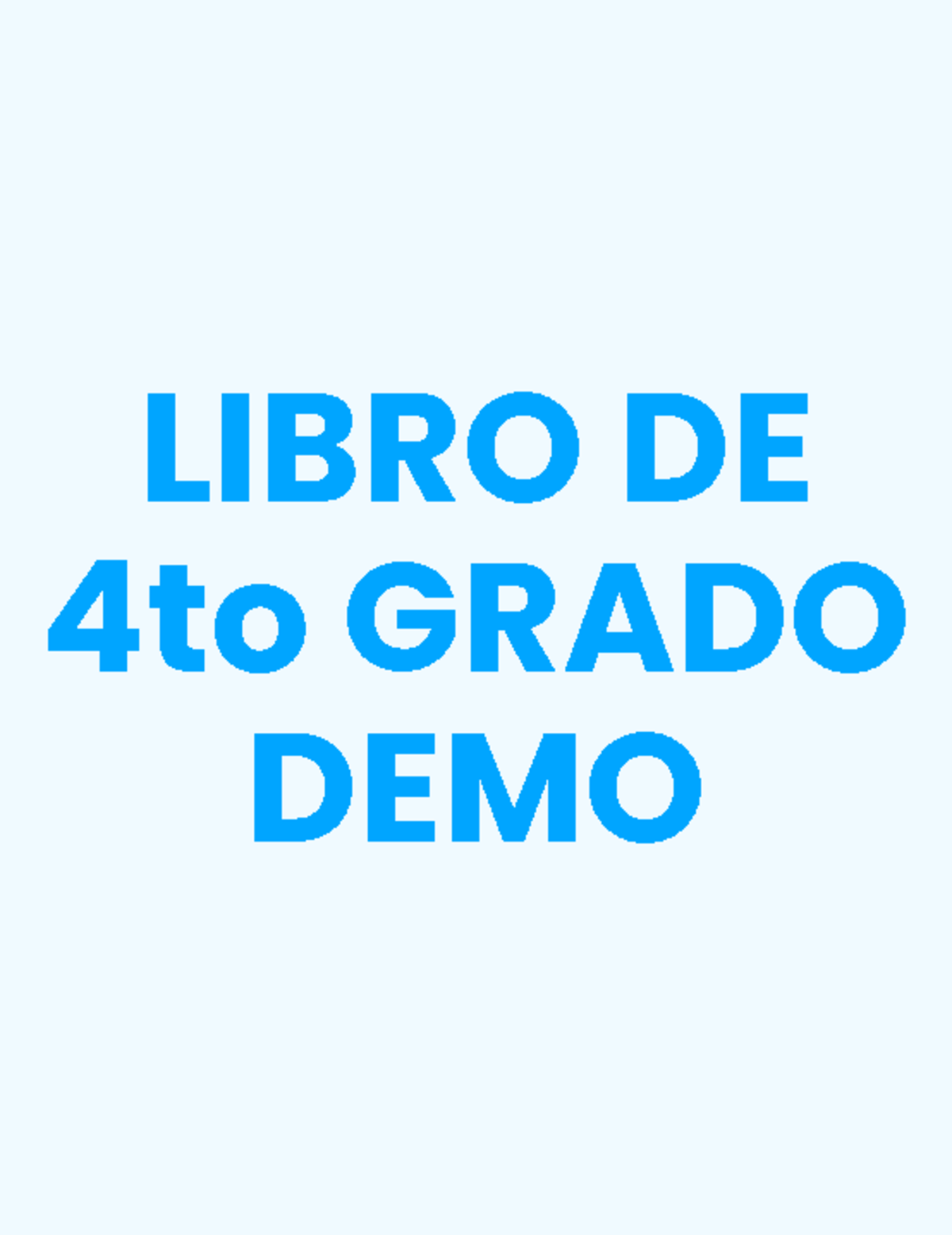 Libro de 4to Grado DEMO - Gracias - LIBRO DE 4to GRADO DEMO I B L I O T E I G I T A L I B L I O ...