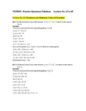 MTH001 Final TERM Solved MCQs - MTH001 FINAL TERM SOLVED MCQs (VISIT VURANK FOR MORE) Question ...