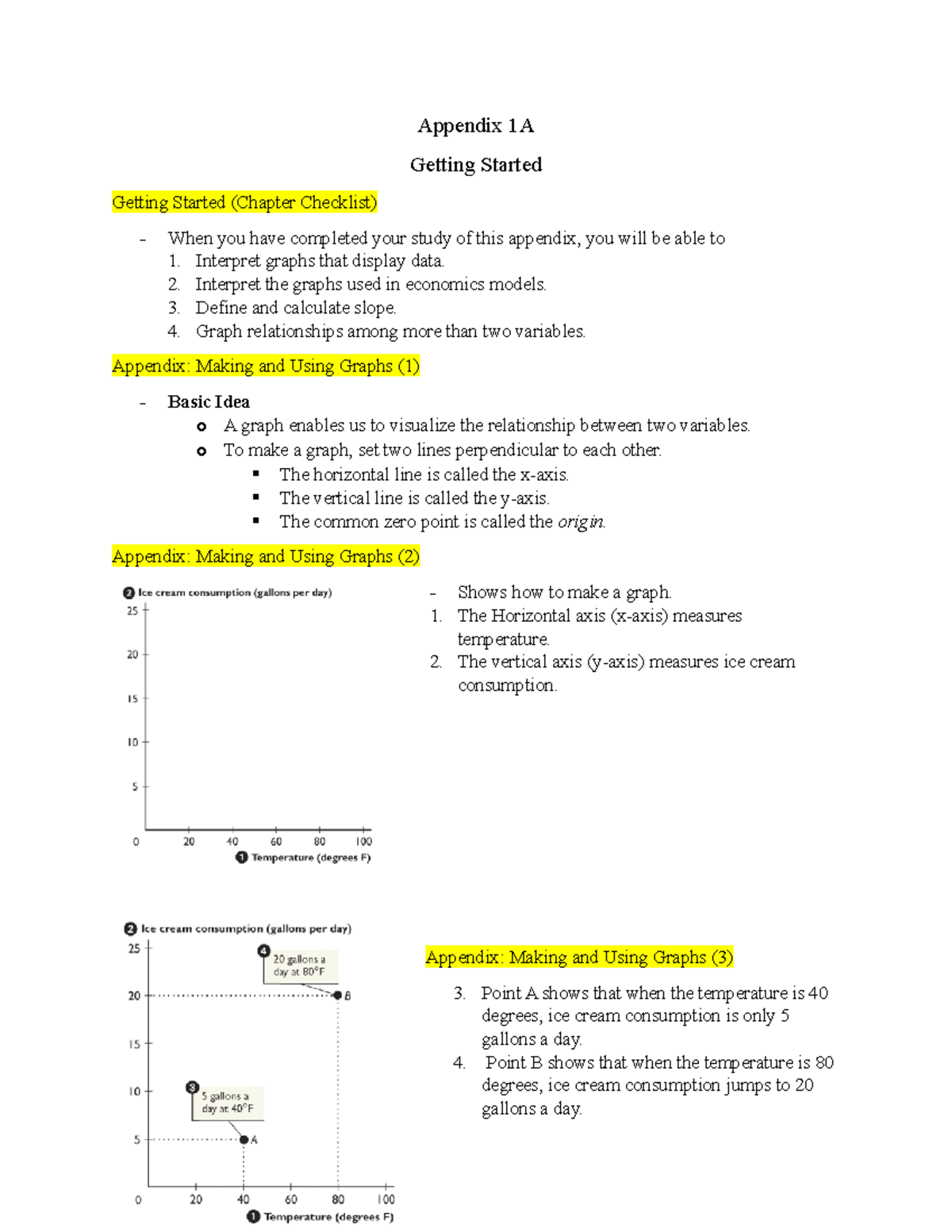 Appendix 1A Book/Presentation Notes - Appendix 1A Getting Started ...