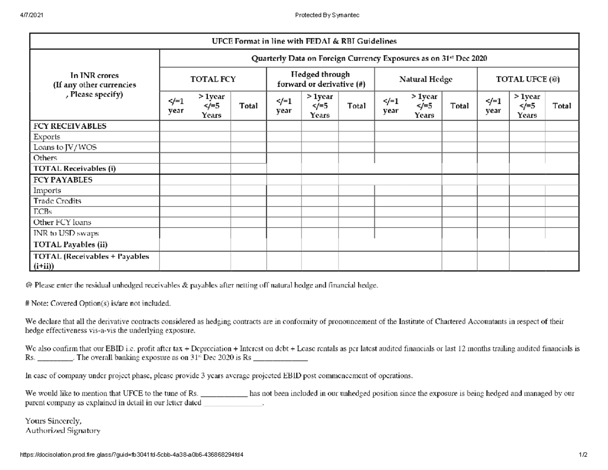UFCE Format - PLEASE PROVIDE SO WE CAN SHARE KNOWLEDGW - Business and ...