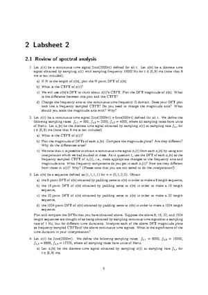 Labsheet 4 - lab sheet 4 - 4 Labsheet 4 In this labsheet you will study digital communication ...