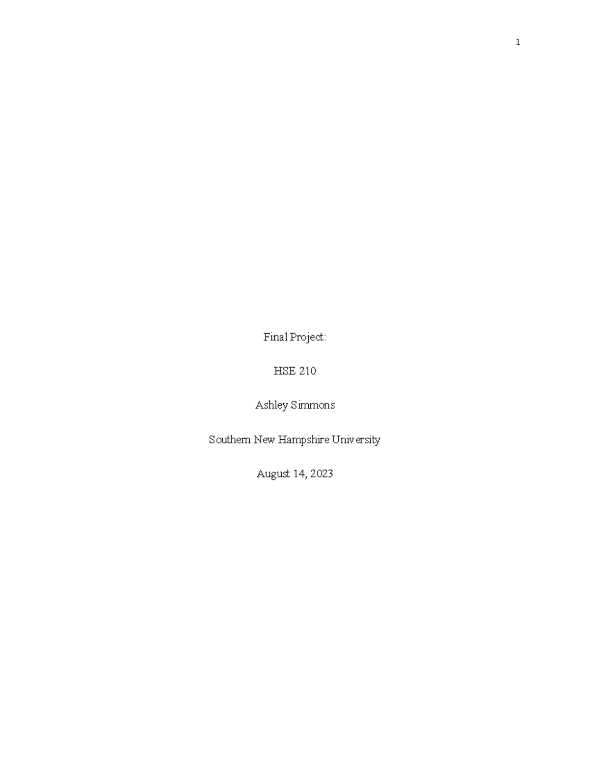 HSE 210 Final Project - Combine all milestones together - Final Project ...